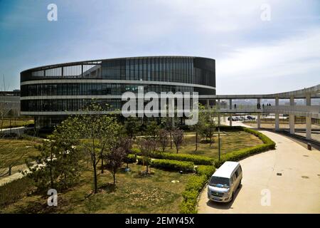 View of the Baidu's cloud computing center in Yangquan city, north ...