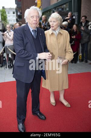 Cees Dam and Martine Van Loon-Labouchere at the celebration of 80th ...