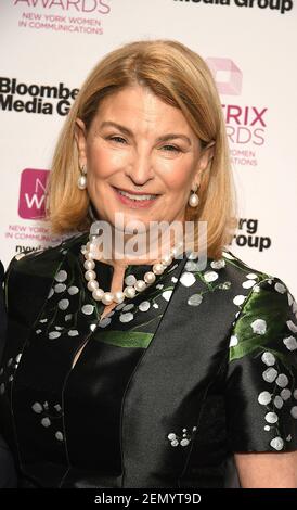 Sally Susman attends the 2019 Matrix Awards-honoring Women Who Connect ...
