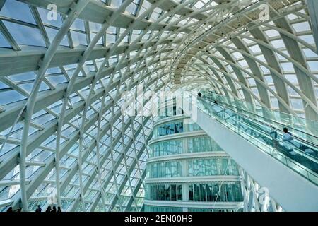 Interior view of the building complex of the Phoenix International ...