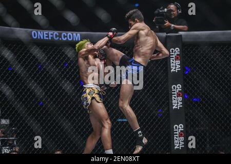 Petchdam Petchyindee Academy vs Elias Mahmoudi at ONE Championship (ONE ...