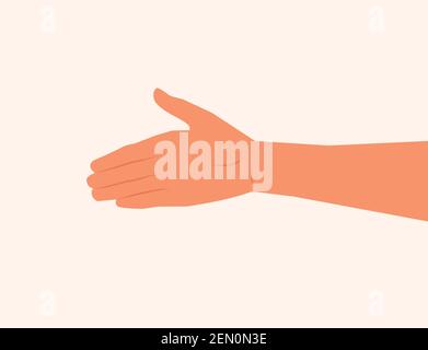 Give gesture icon flat vector. Finger hold. Up point isolated Stock ...