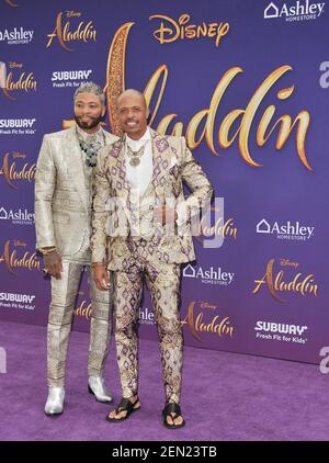 Octavius Terry, Jamal Sims at arrivals for ALADDIN Premiere, El Capitan ...