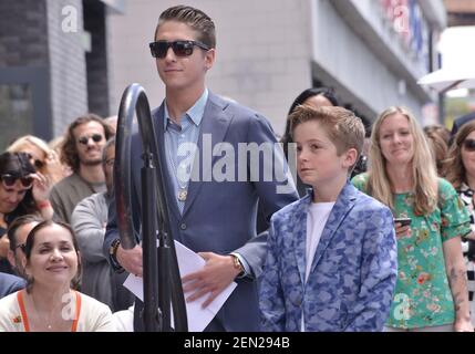 (L-R) Hunter Fieri, Ryder Fieri and Guy Fieri at Guy Fieri's Star On ...
