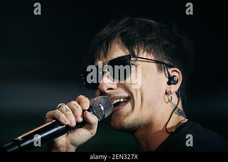 Italian famous singer-songwriter Ultimo (Niccolò Moriconi) performs ...