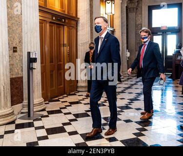 U.S. Senator John Hickenlooper (D-CO) speaking at a hearing of the ...