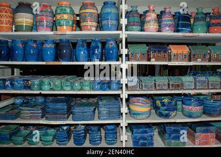 Caribbean artisan craft pottery, bowls, dishes, cups and collectibles ...
