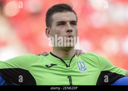 Andriy Lunin during the final FIFA U-20 World Cup match between Ukraine ...