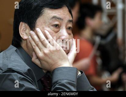 --FILE--Zong Qinghou, founder and chairman of Hangzhou Wahaha Group ...