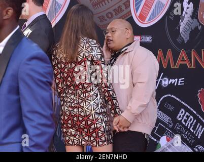 Jacob Batalon and Girlfriend at the SPIDER-MAN FAR FROM HOME Los ...