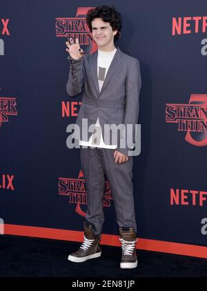 Jack Dylan Grazer arrives at Netflix's STRANGER THINGS 3 World Premiere ...