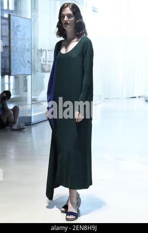 A model walks the runway during the Adeline André Haute Couture Fall ...