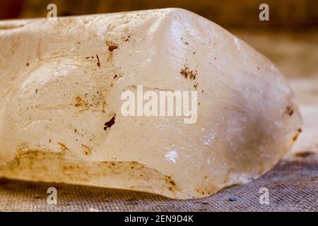 Block of Paraffine, France Stock Photo - Alamy