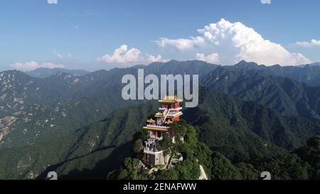 Shaanxi, China - July 13 2019:photo taken on July 13, 2019 shows the ...