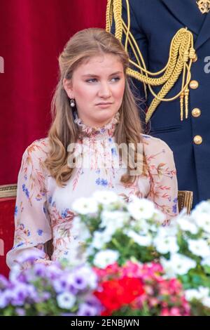 Princess Elisabeth attending Belgian National Day 2019 in Brussels ...