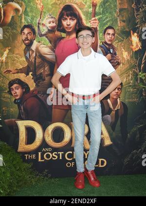 Nathan Janak arrives at the Paramount Pictures' DORA AND THE LOST CITY ...