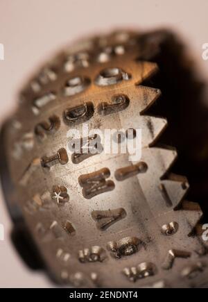 TYPEBALL for a IBM Selectric typewriter Stock Photo - Alamy