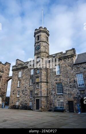 Exterior of the Royal Palace from Crown Square at Edinburgh Castle ...