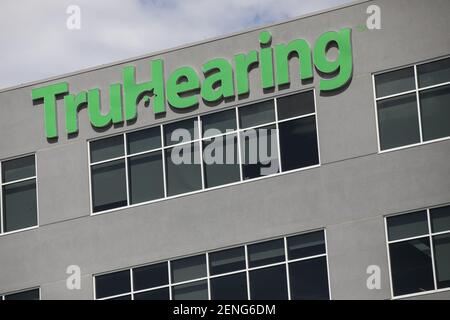 A logo sign outside of the headquarters of the Draper Laboratory in ...