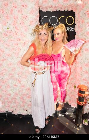 Luciana Pampalone and Coco Austin attend the Rose' Birthday Tea Party ...