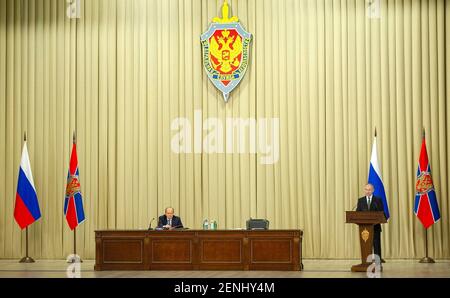 Federal Security Service (FSB) director Alexander Bortnikov attends a ...