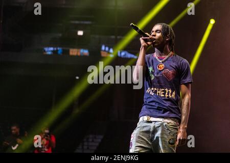 Polo G (Taurus Tremani Bartlett) during the WGCI Summer Jam at Wintrust ...