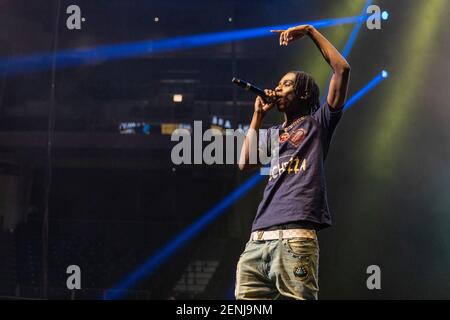 Polo G (Taurus Tremani Bartlett) during the WGCI Summer Jam at Wintrust ...