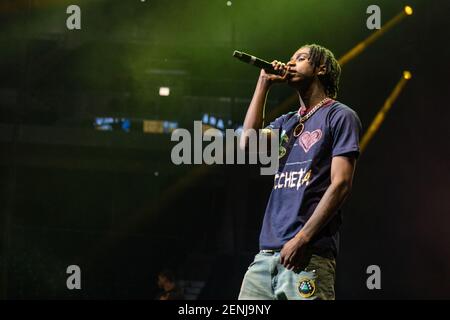 Polo G (Taurus Tremani Bartlett) during the Day N Vegas Music Festival ...