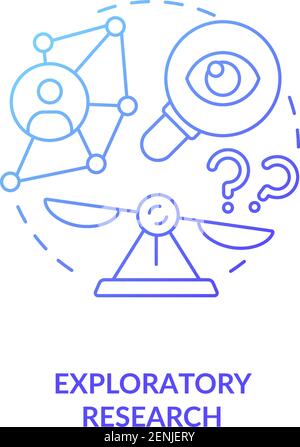 Exploratory research concept icon Stock Vector Image & Art - Alamy