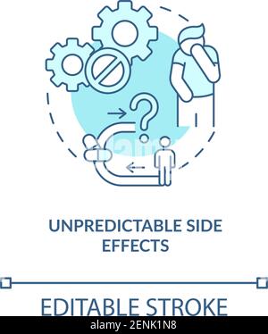 Unpredictable side effects concept icon Stock Vector Image & Art - Alamy