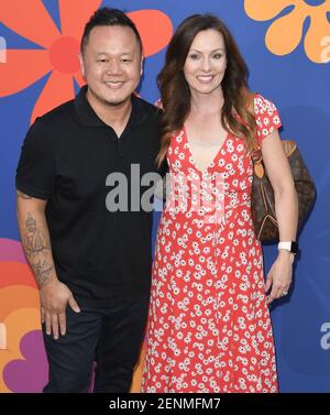 (L-R) Jet Tila and Wife Allison Tila at HGTV's A VERY BRADY RENOVATION ...