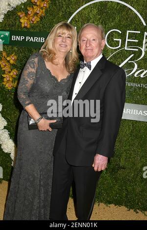 Rod Laver and girlfriend attend The International Tennis Hall of Fame's ...