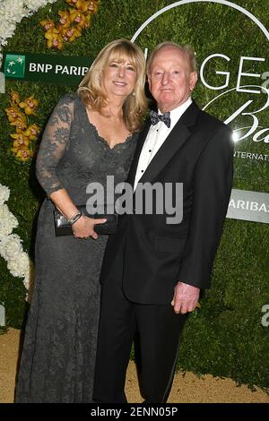 Rod Laver and girlfriend attend The International Tennis Hall of Fame's ...