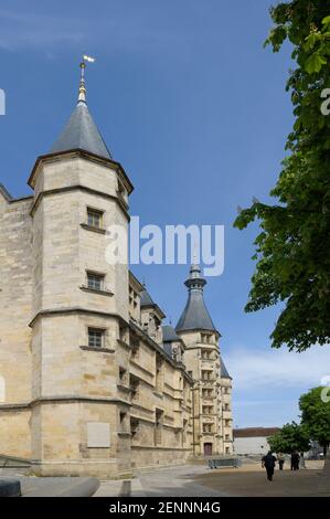 Palais Ducal (former residence of the Counts and Dukes of Nevers) and ...