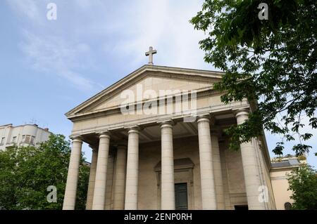The front facade of Eglise Saint Pothin Stock Photo - Alamy