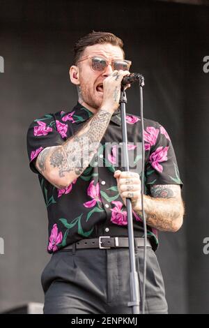 James "Buddy" Nielsen of Senses Fail performs at the Welcome To ...