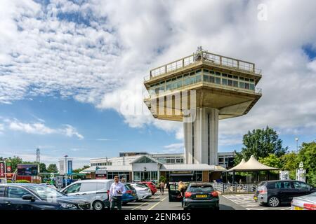 Forton Tower (Lancaster Services) on the M6 Motorway, Lancashire, also ...