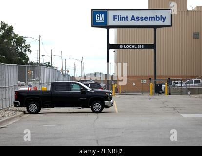 General Motors Flint Assembly factory building and sign in Flint ...