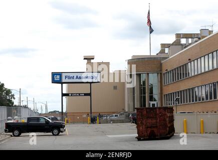 General Motors Flint Assembly factory building and sign in Flint ...