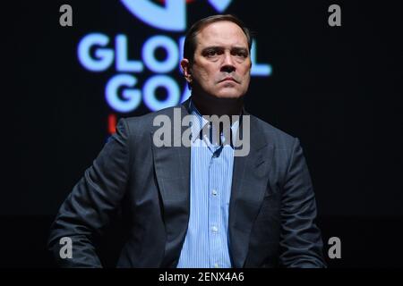 Cisco Chairman & CEO Chuck Robbins attends press conference for Global ...