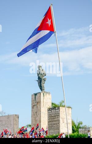 May Day Celebration In Che Guevara Monument, Santa Clara, Cuba Stock ...