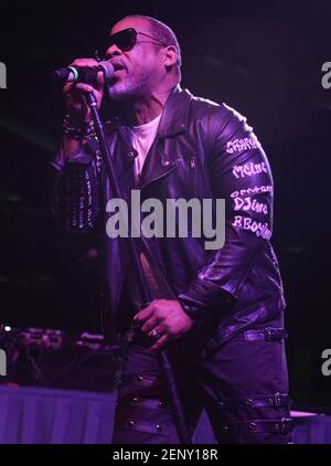 The Sugarhill Gang - Master Gee performing at NostalgiaCon - Day 2 held ...