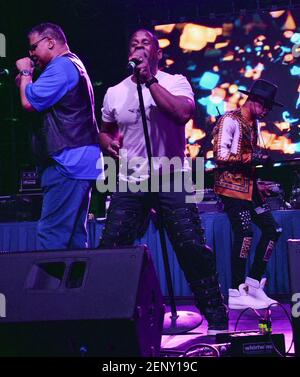 (L-R) The Sugarhill Gang - Hendogg, Master Gee and Wonder Mike ...