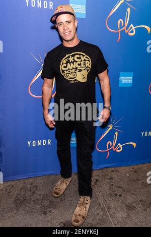 Dancer Richard "Crazy Legs" Colon (right) and guest attend the opening ...