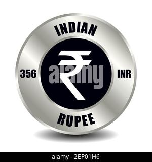 Indian rupee (INR) currency symbol with flag Stock Vector Image & Art ...
