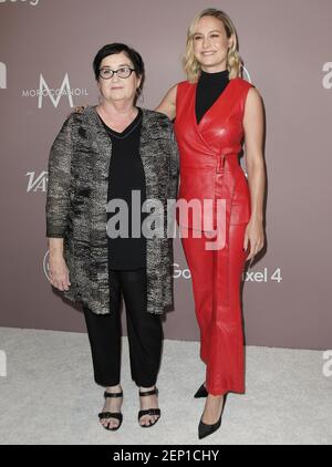 (L-R) Eva Ansley and Brie Larson at the Variety's 2019 Power Of Women ...