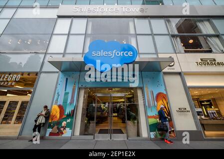 Salesforce Headquarters in New York City, also known as Salesforce ...