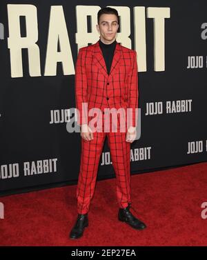 Luke Brandon Field arrives at the JOJO RABBIT Los Angeles Premiere held ...