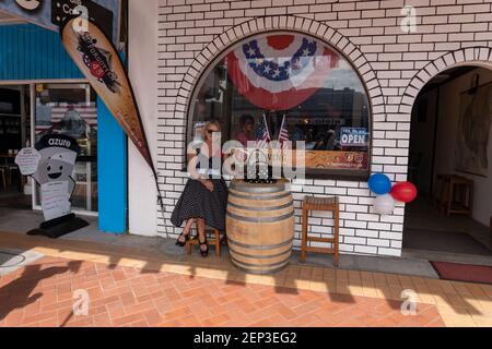 American classic and custom cars on display at an outdoor exhibition ...