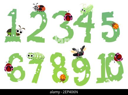 number one and grasshopper Stock Photo - Alamy